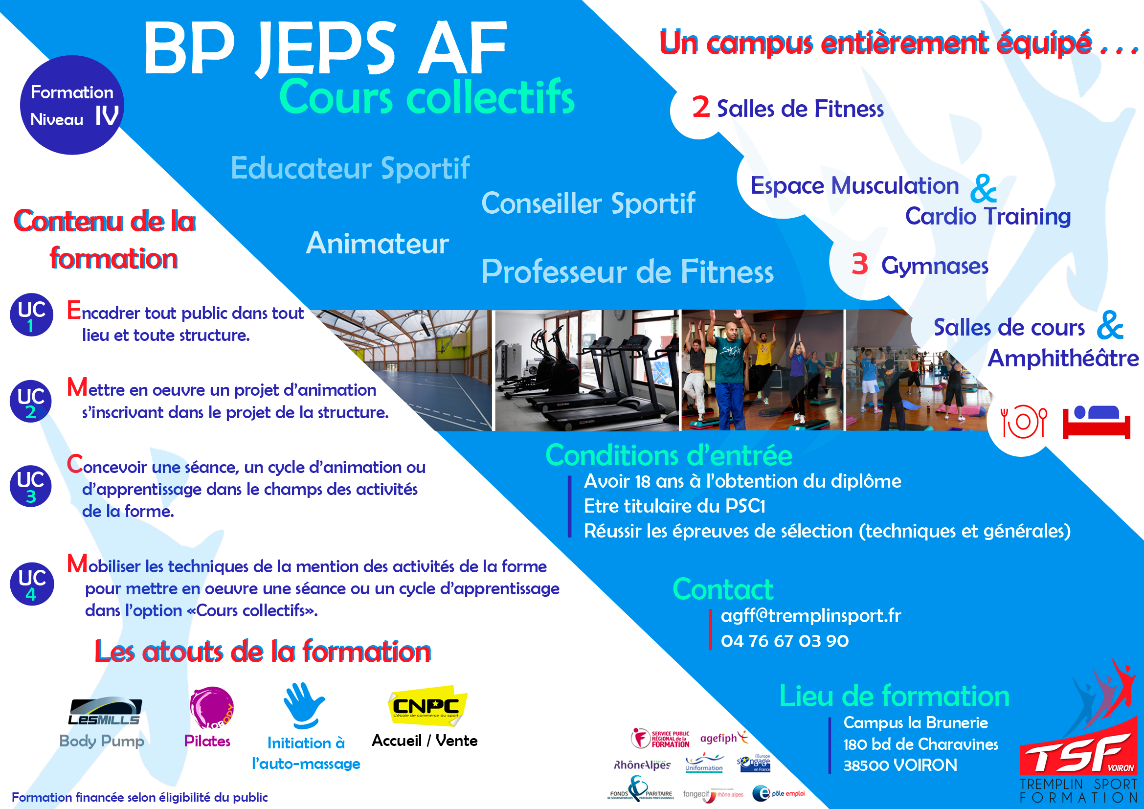 BP JEPS Activités de la Forme – Cours collectifs – Tremplin Sport ...